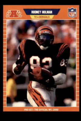 1989 Pro Set - Bengals with Capital B only #60 Rodney Holman (RC) | eBay