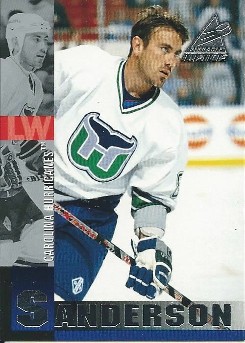 Geoff Sanderson Lot of 10 Collectible Cards - PINNACLE Insider 1997 #78 ...