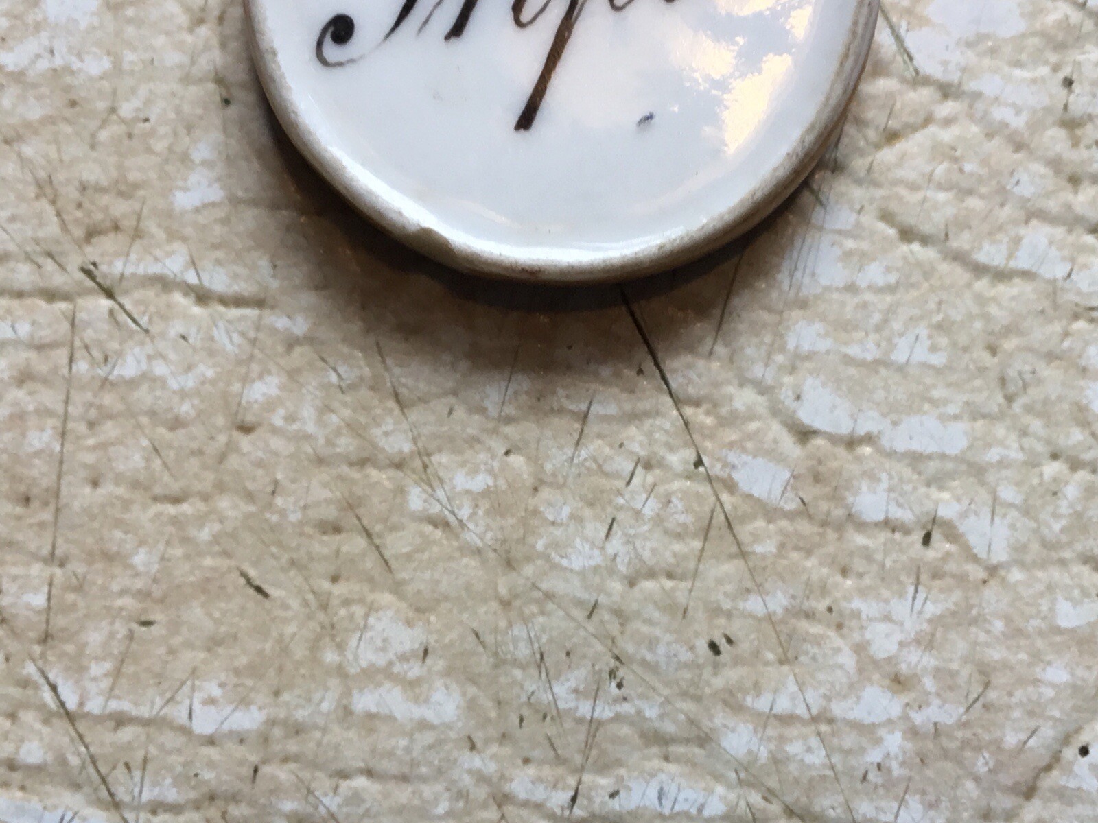 1800 century OLD PARIS PORCELAIN GRAND TOUR BRIDGE TRUMP MARKERS FOR ...