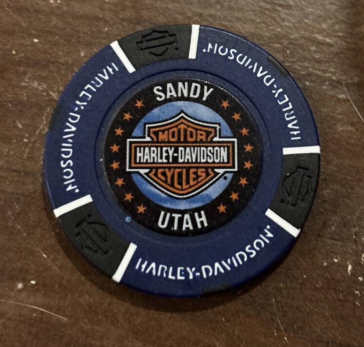 HARLEY-DAVIDSON SOUTH VALLEY NCV casino gaming poker chip - Sandy, Utah ...