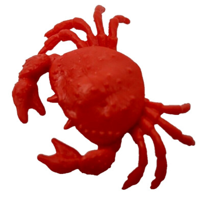Mini Deep Sea Crab Fish Figure Animal Replica PVC Toy Miniature Ocean ...
