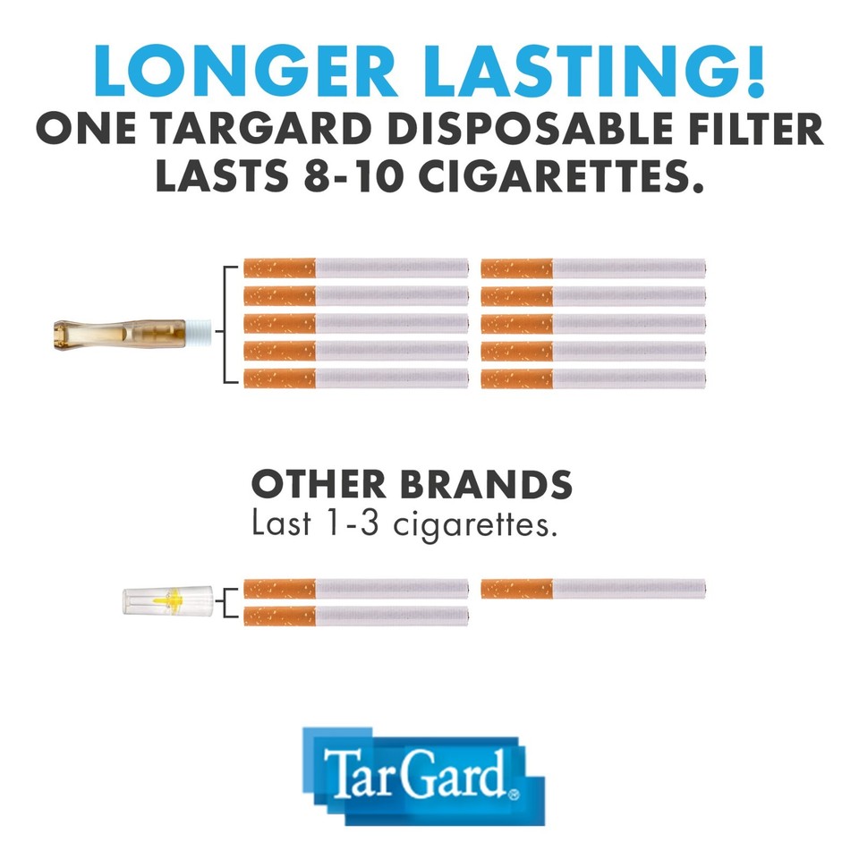 TarGard Original Cigarette Filter - Amber Color - 100 Count Bulk Bag | eBay