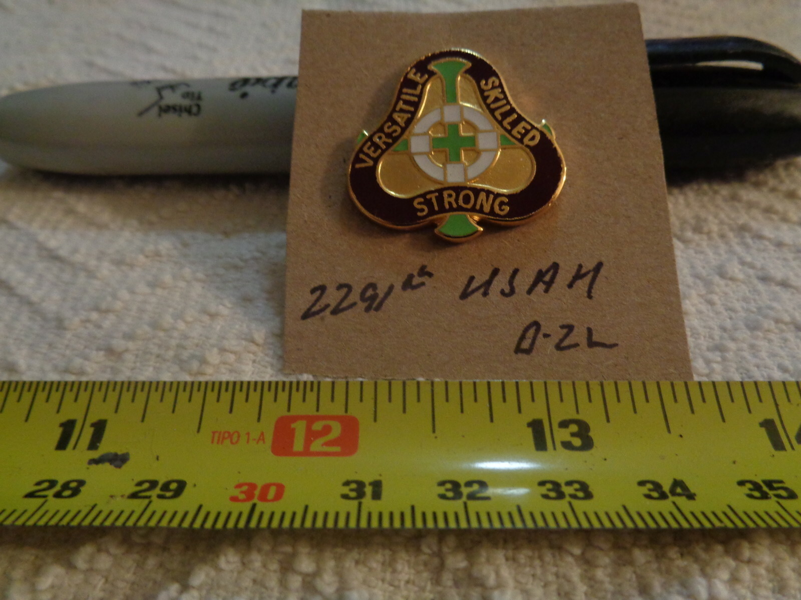 2291st United States Army Hospital D-22 Unit Crest, DI, DUI (DRAW#S17 ...
