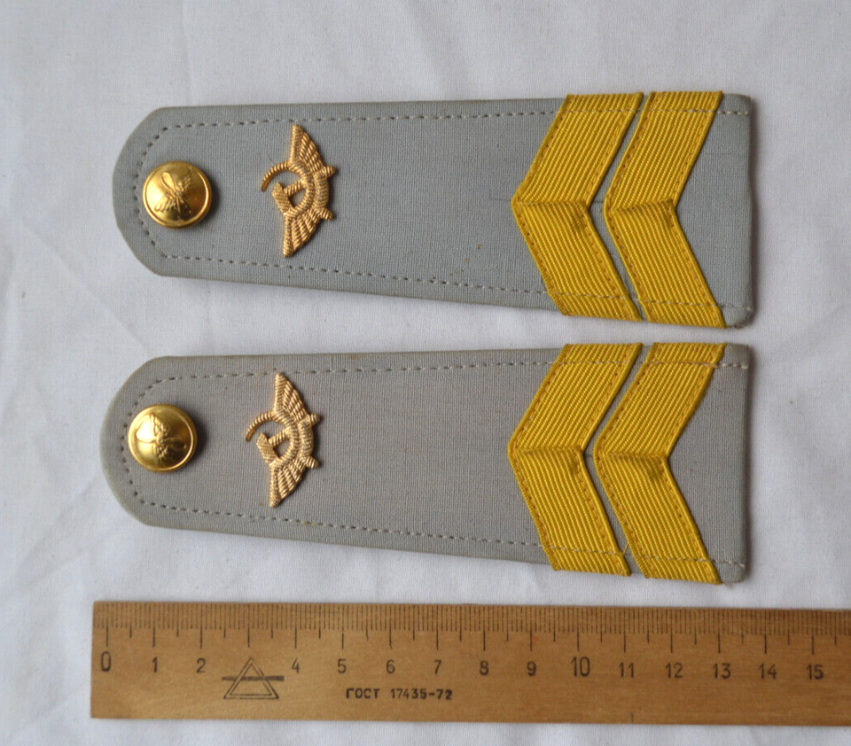 Civil aviation USSR Shoulder boards pilot Soviet Aeroflot aviator ...