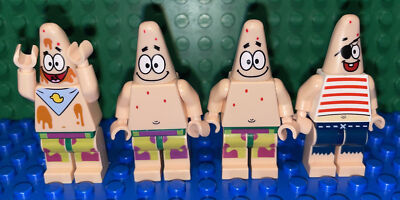 LEGO Patrick Star Minifigure with Bib, Ice Cream Spongebob bob030 3816 ...