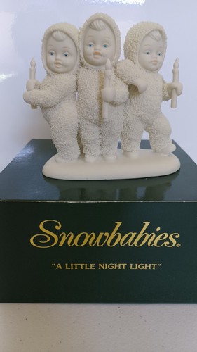 Snowbabies Angels "A Little Night Light" Retired 1999 W/Box Dept 56 ...