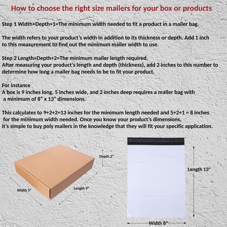 Extra thick Extra large Poly Mailers Shipping Envelopes Self Sealing ...