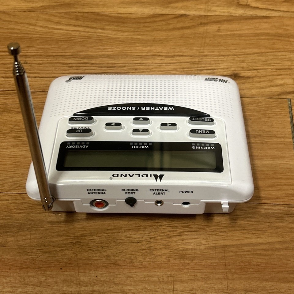 Midland WR-120EZ Weather Radio Public Alert SAME Digital NOAA Emergency ...