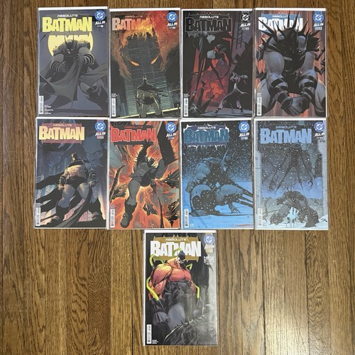 ABSOLUTE BATMAN REPRINT SET 1 2 3 4 5 6 7 8 9 NM 2nd 4th 5th 6th 7th ...