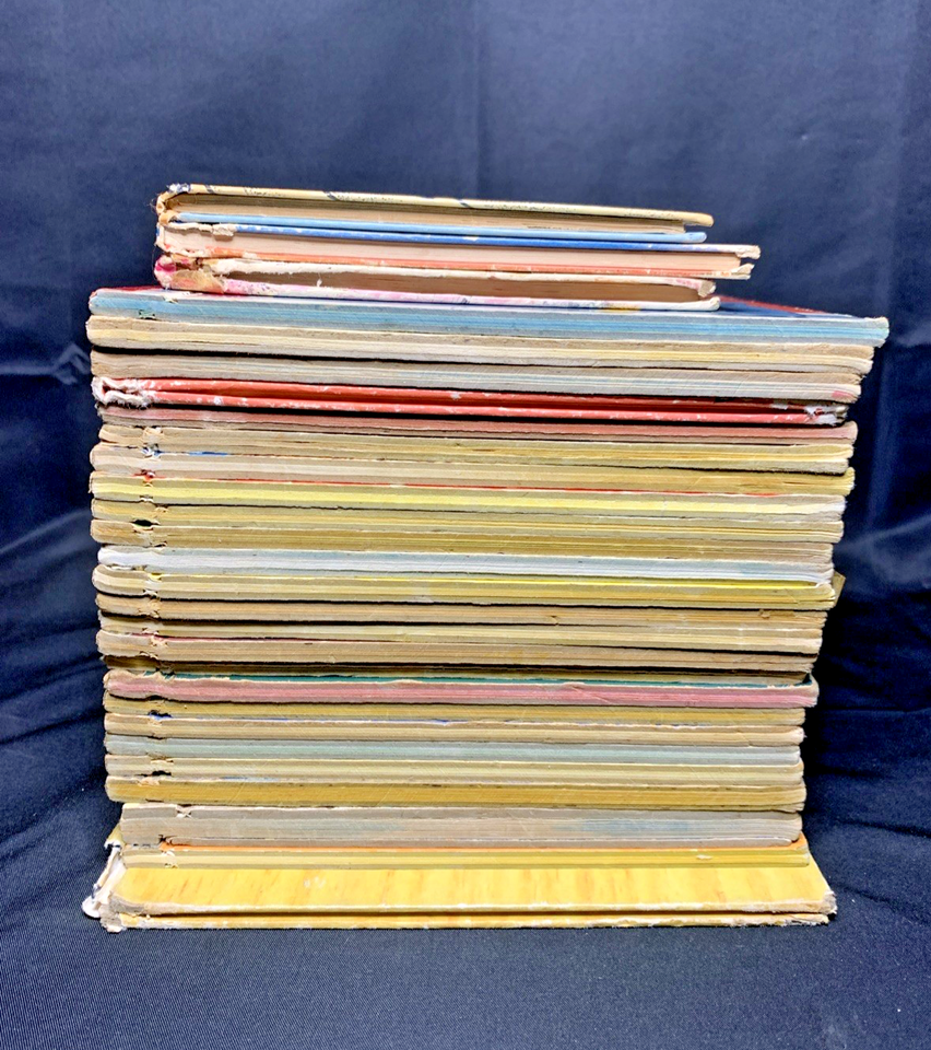 28 Vintage 1940s-60s Little Golden Books LOT + Ding Dong, Wonder Books ...