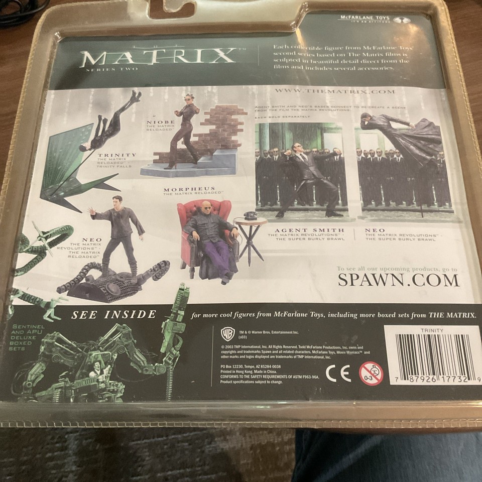McFarlane The Matrix Series 2 Trinity Figure Reloaded (Brand New) Mint ...
