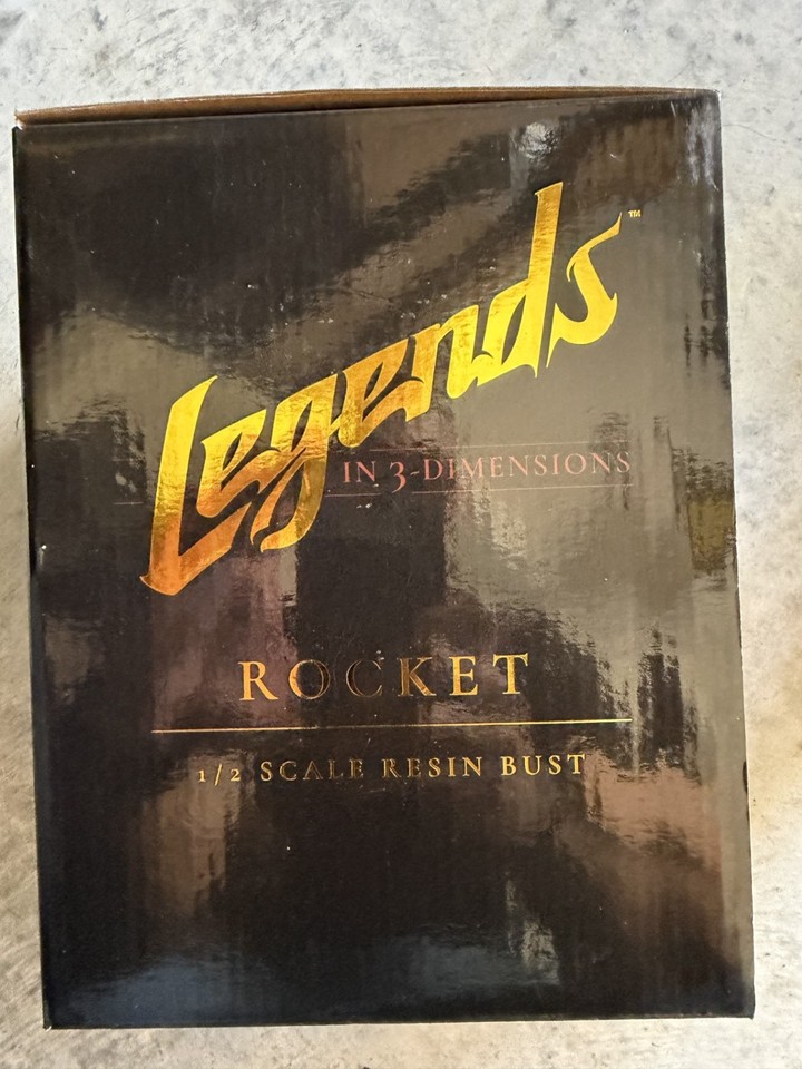 ROCKET Legends in 3D 1/2 scale bust/statue - Marvel | eBay UK
