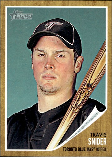 2011 Topps Heritage #68 Travis Snider Toronto Blue Jays | eBay