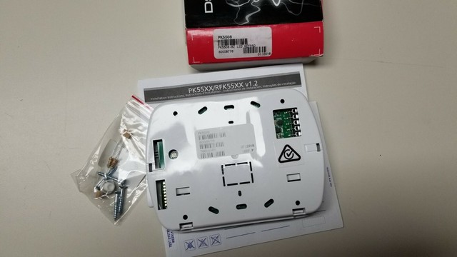 DSC PK5508 PowerSeries 8-Zone LED Keypad with Built-In Wireless ...