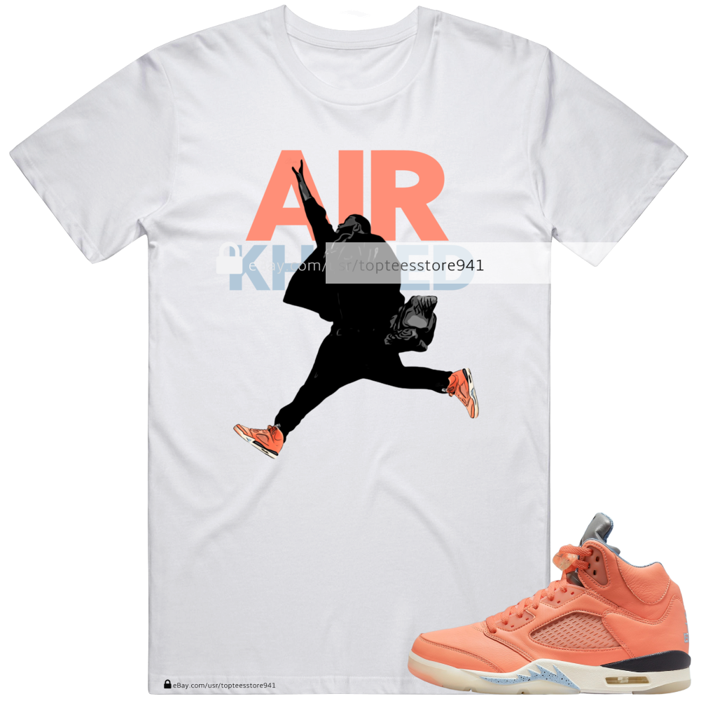 Air J5 Retro Crimson Bliss - Match Air Khaled T Shirt | eBay