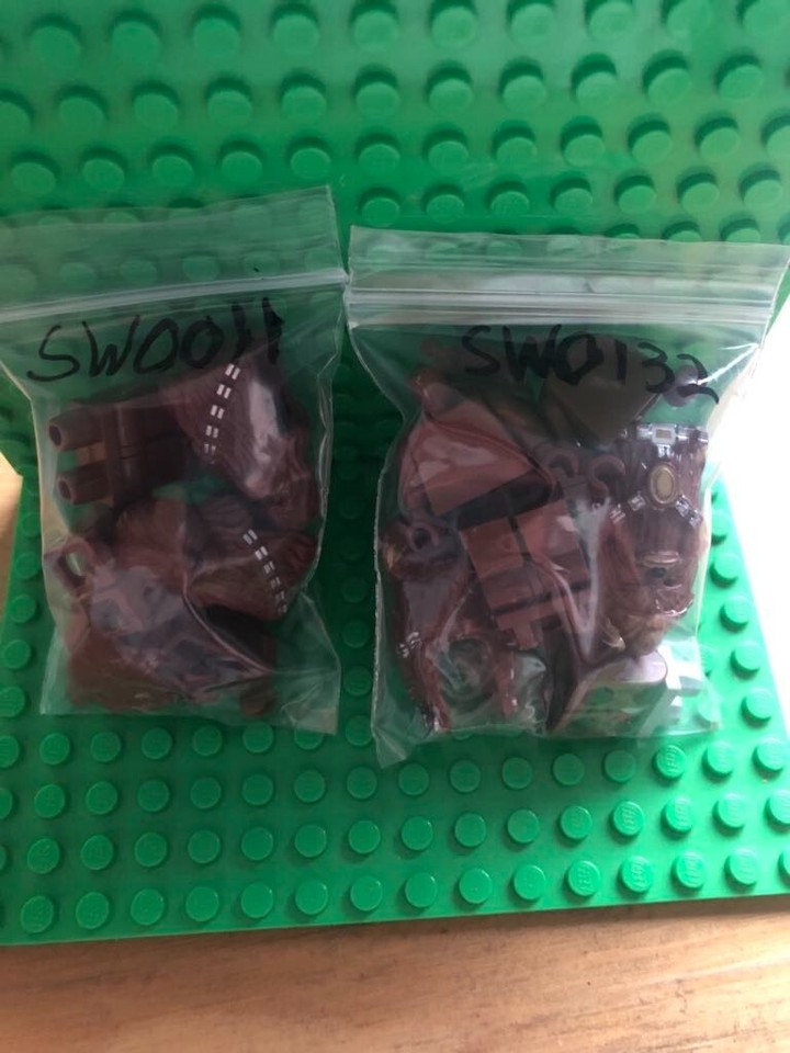 X5 LEGO Star Wars Wookies! sw0132 & sw0011 2005 Wookies. Minifigures ...