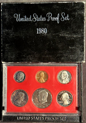 1980 S PROOF Set in Original Box US Mint (6 Coin Set) | eBay