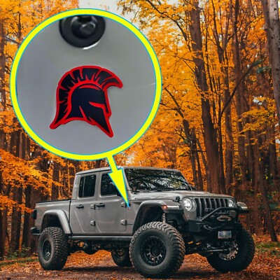 2 GLADIATOR Head Emblems fits Jeep Badge Spartan Fender side Emblem | eBay