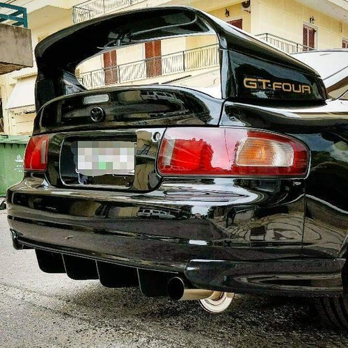 TOYOTA CELICA GT-FOUR ST205 GT4 RISER BLOCKS SPOILER INFILL STICKERS ...