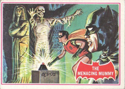 1966 Batman Trading Cards A Series Red Bat #3A The Menacing Mummy | eBay