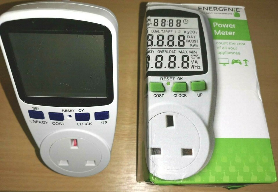 Energenie ENER007 energy monitor power meter reduce electricity bills ...