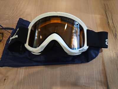 Anon Goggles Adult White Majestic Iridescent Snow Gear Snowboard Ski ...