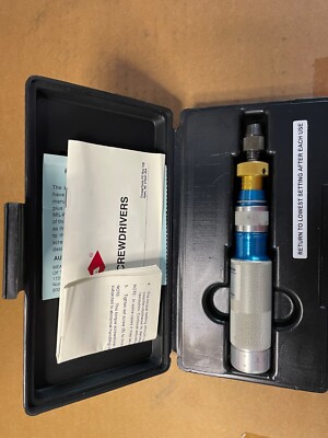 Screwdrivers - Professional - Adjustable Torque Limiting Screwdriver