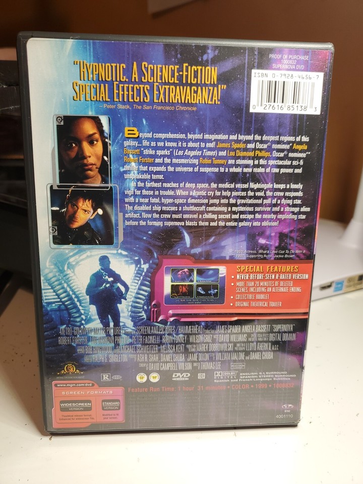 Supernova (DVD, 2000, R-Rated Version) 27616851383| eBay