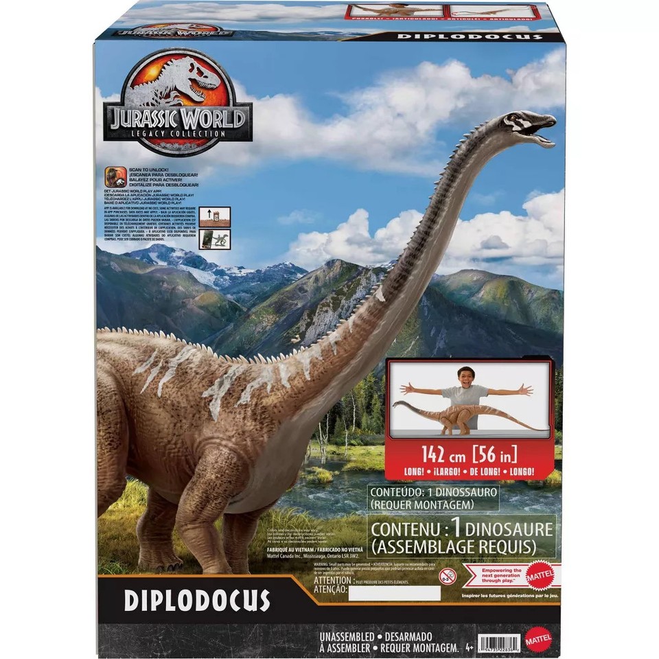 Jurassic World Diplodocus Legacy Collection Dinosaur Figure | eBay