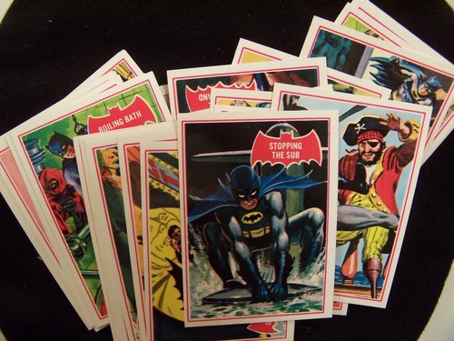 1966 TOPPS BATMAN RED BAT SET Reissue Set 1989. (44) N.Mint/Mint. Cards ...