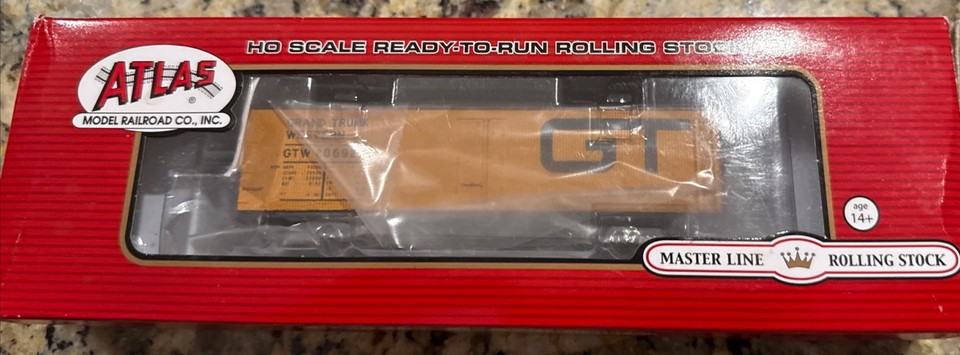 Atlas 20003807 HO Grand Trunk Western 40' Wood Reefer Car #206924 NIB ...