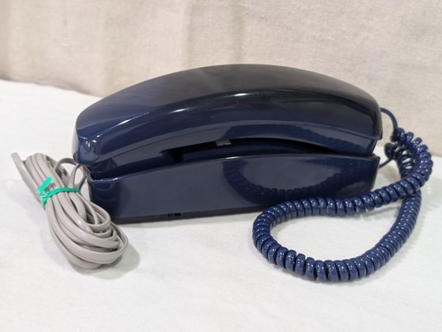 Vintage Southwestern Bell Navy Blue Freedom Telephone Push Button w ...