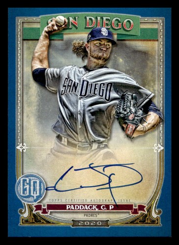 2020 Topps Gypsy Queen #GQA-CP Chris Paddack Blue Auto /150 AU,SN | eBay