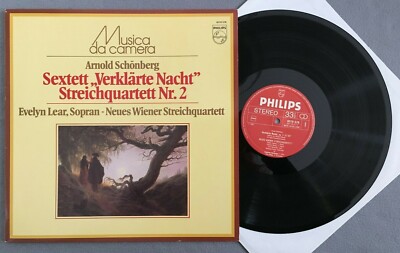Z144 Schönberg Sextet String Quartet Lear Vienna String Philips 6570 ...