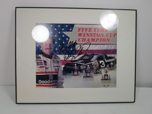 "TO MIKE" DALE EARNHARDT SR. AUTOGRAPHED #3 GM GOODWRENCH PICTURE CARD ...