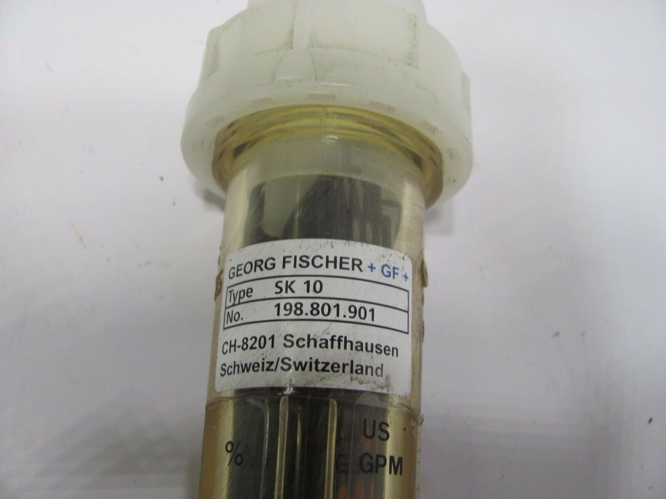 georg fischer +GF+ Rotameter Variable Area Flowmeter SK 10 PVDF 198 807 ...