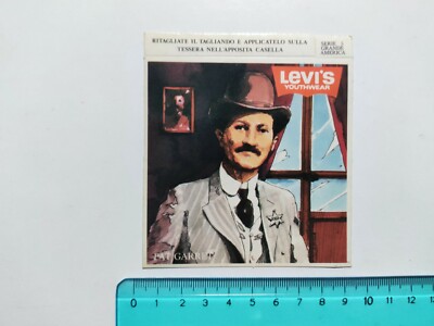 Adhesive LEVI'S Levi Strauss Pat Garrett Jeans Sticker Autocollant 80s ...