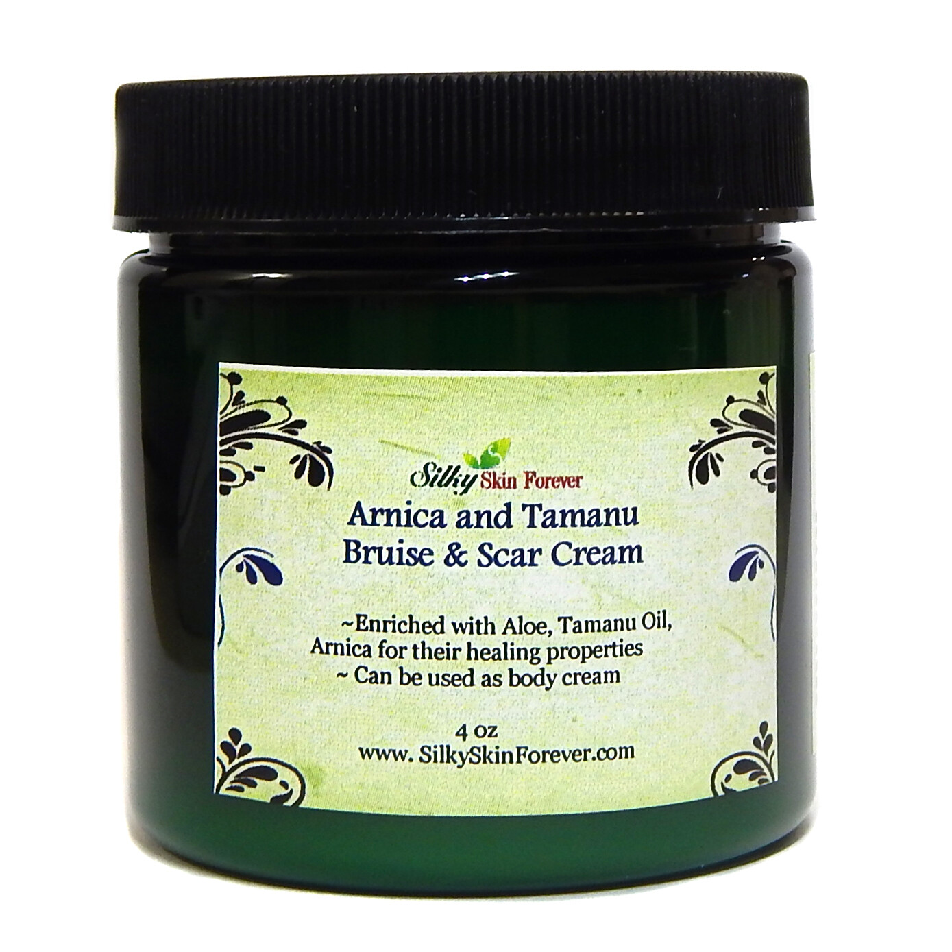 Tamanu Arnica Bruise & Scar Cream Shea Butter Aloe Vera Vitamin E MSM ...
