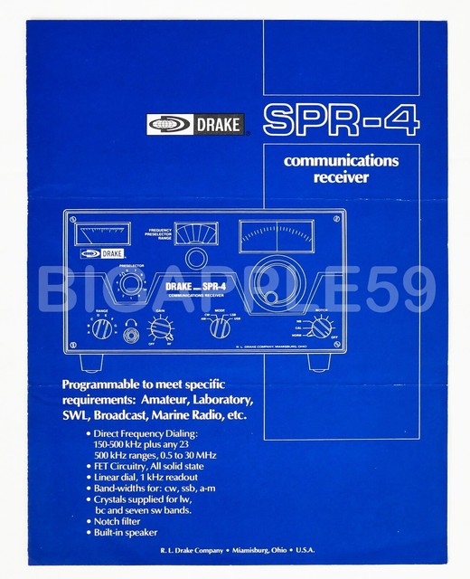 Drake SPR-4 Shortwave Radio SSB Communications Receiver for sale online ...