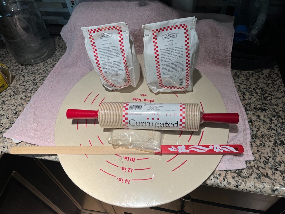 Bethany Housewares 8 Piece Lefse Starter Kit – Included Aluminum ...