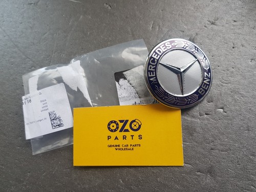 Genuine Mercedes-Benz W218 R231 Bonnet Badge A2188170116 BLUE | eBay