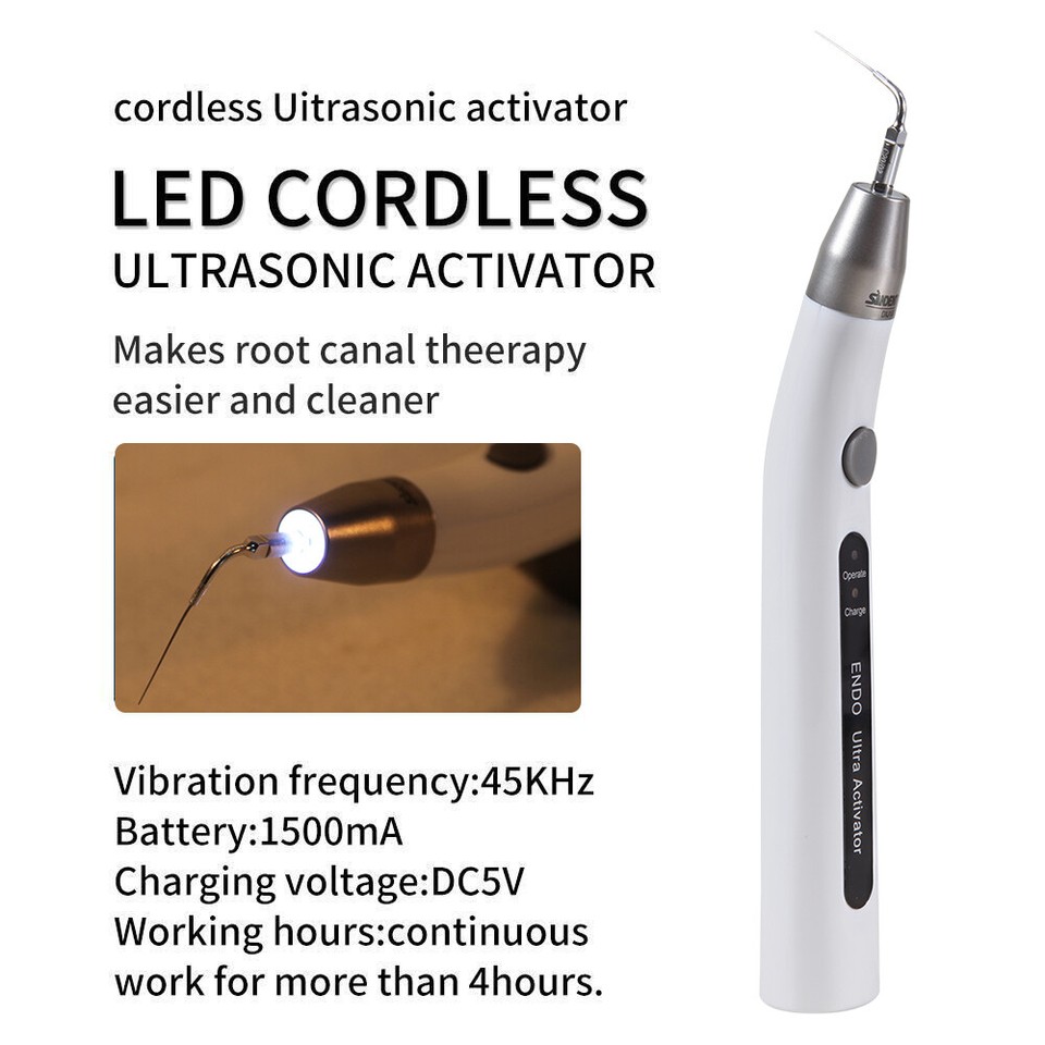 VRN Dental LED Ultrasonic Scaler para EMS / Endo Activator Ultrasonic ...