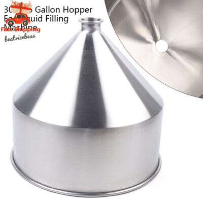 30L Hopper Tank 304 Stainless Steel Hopper for Paste Liquid Filling ...