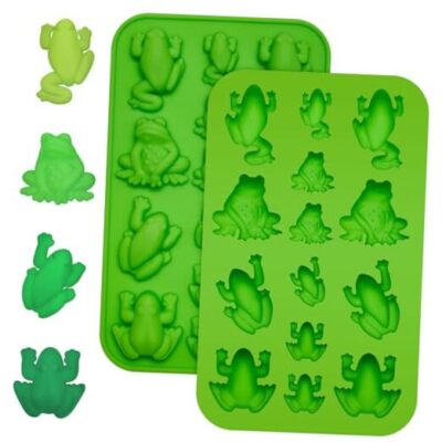 Tessco 2Pcs Frog Silicone Mold Chocolate Frog Molds Passover Frog Candy ...