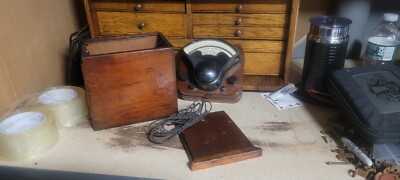 1900'S Antique Vintage Thomson Voltmeter General Electric Co DC ...