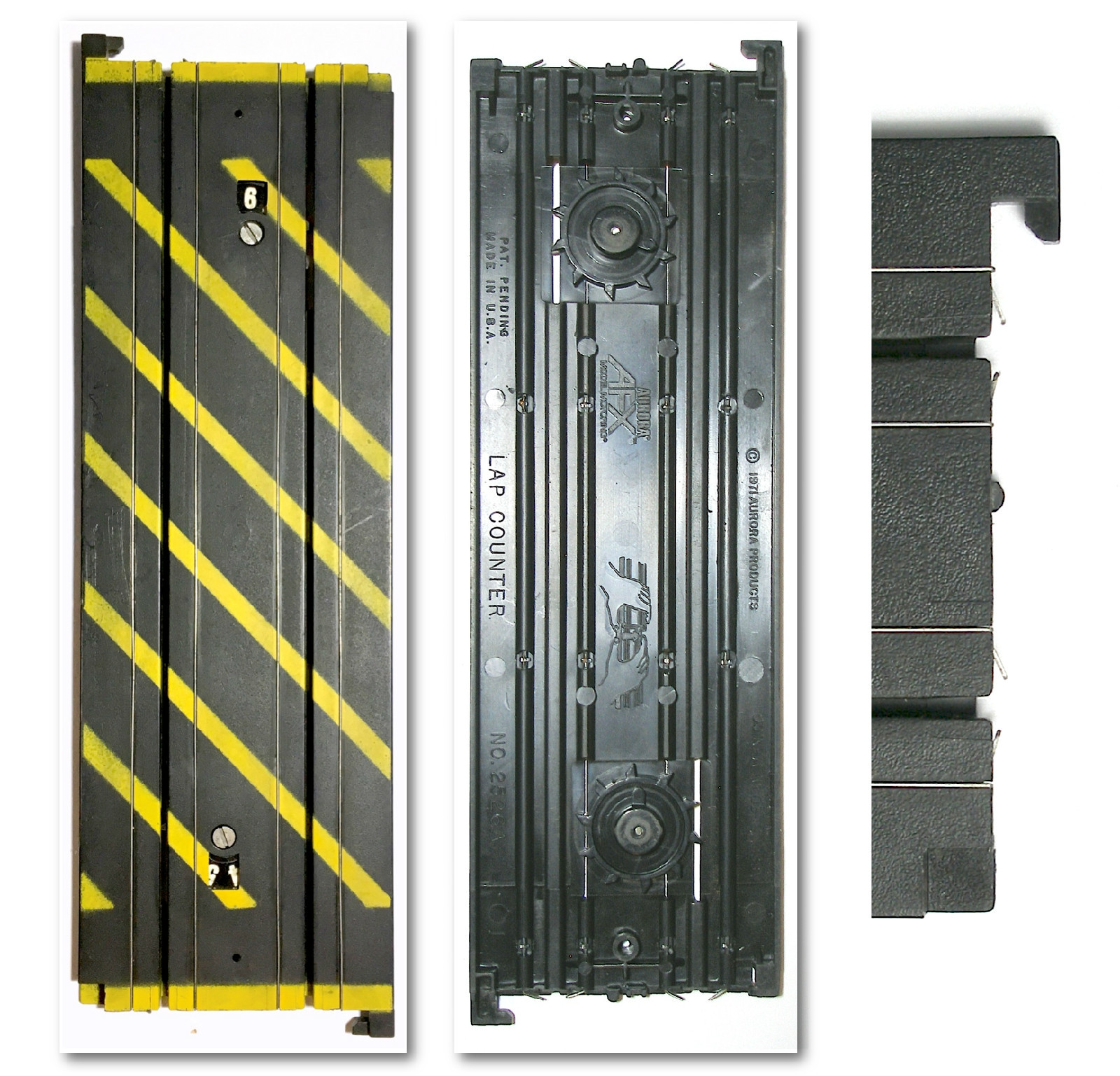 1972 Aurora AFX Slot Car 9" STRAIGHT LAP COUNTER TRACK Speed-Lok BULK ...