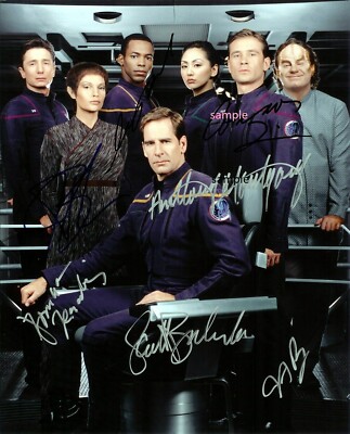 STAR TREK ENTERPRISE CAST REPRINT SIGNED 8X10 PHOTO AUTOGRAPHED SCOTT ...