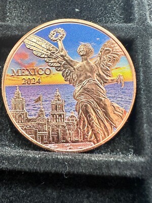 2024 Mexico 1 oz .999 Copper Round Colorized Libertad Style | eBay