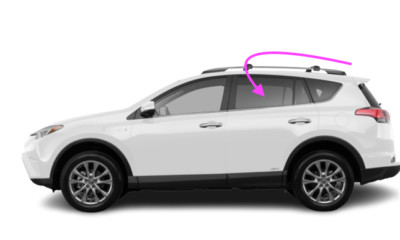 Fits: 2013-2018 Toyota RAV4 4D Utility Driver Rear Left Door Window ...