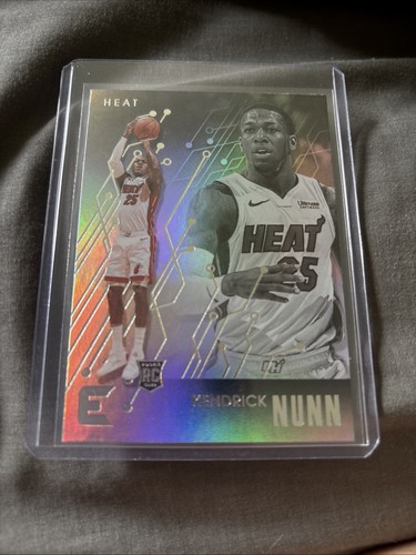 Kendrick Nunn Rookie Essentials 19-20 Panini Chronicles Basketball #229 ...